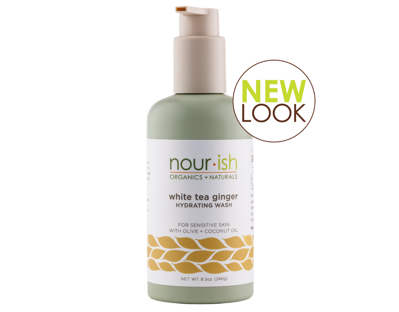 White Tea Ginger Wash 8.75 oz – Nourish
