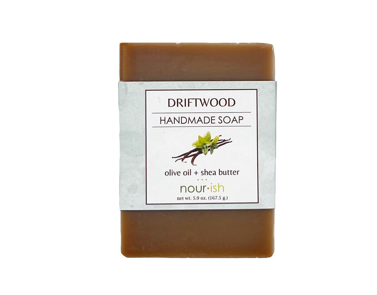 Shea Butter Soap + Driftwood + Patchouli + Vanilla – Nourish